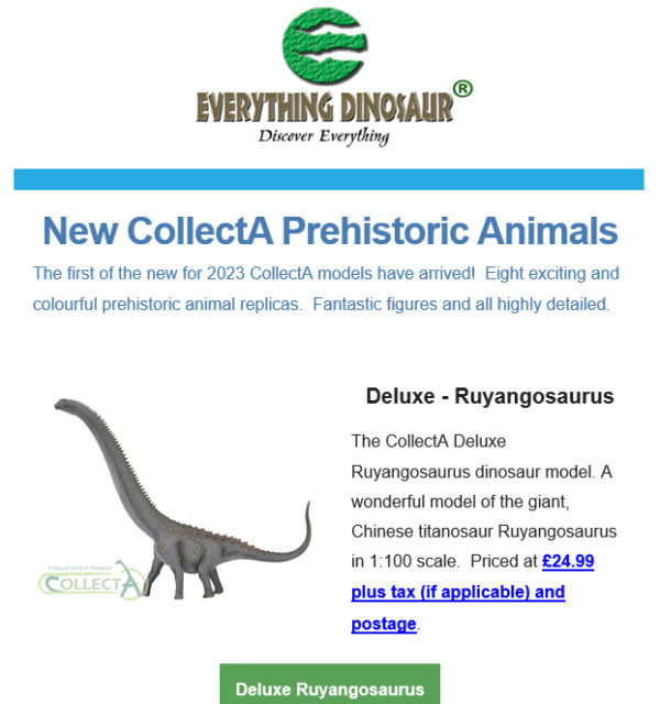 Everything Dinosaur Blog - Dinosaur Models