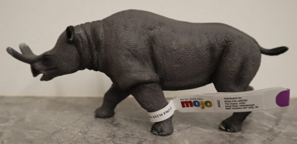 The Rare Mojo Fun Brontotherium Model is Photographed