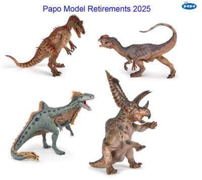 The Papo Dinosaur Model Retirements in 2025