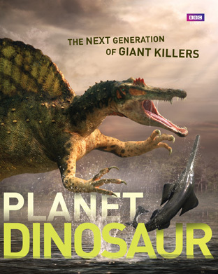 Planet Dinosaur Book - The Front Cover Spinosaurus